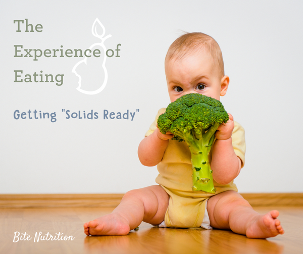 The Experience of Eating : Getting Ready for Solids - Bite Nutrition